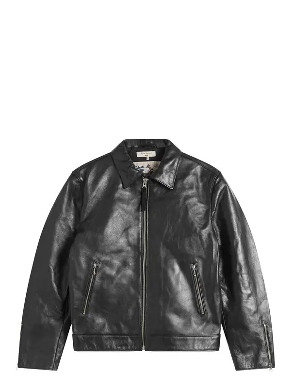 Nudie Jeans Eddy - Rider Leather Jacket