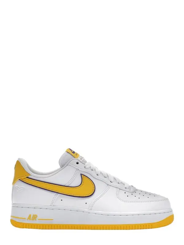 Nike Force 1 Low Retro Qs Kobe Bryant Lakers Home - White/varsity Maize/varsity Purple