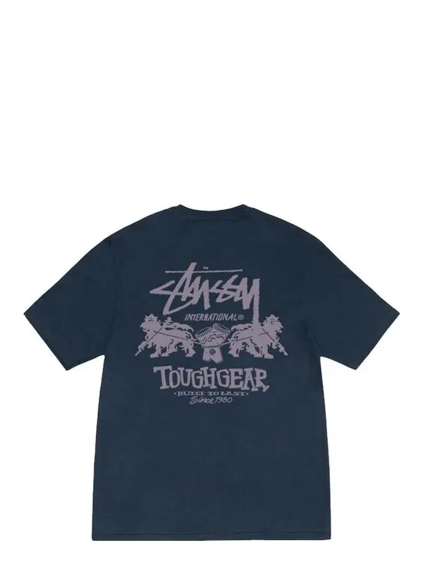 StÜssy Tough Gear International Tee Shirt - Navy Blue