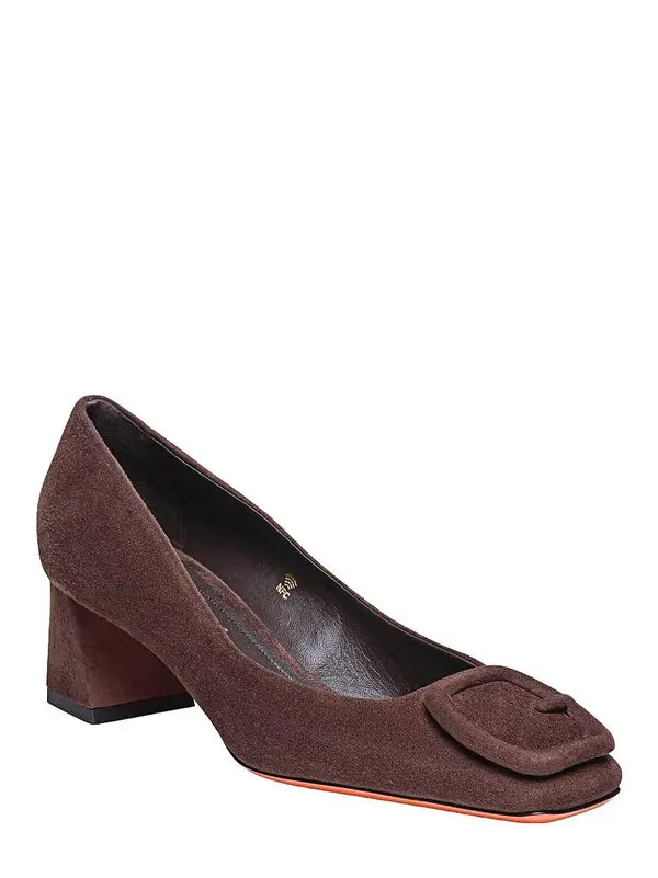 Santoni Suede Pumps - Brown