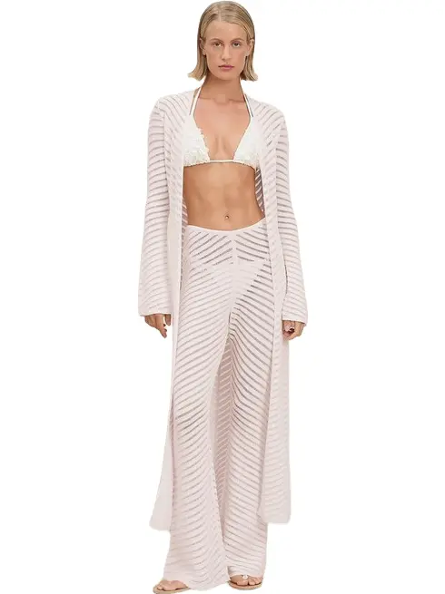 Devon Windsor Camille Flared Knit Pant - Neutral