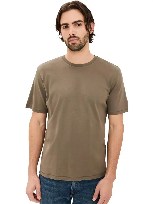 Rag & Bone Pima Interlock Tee - Army