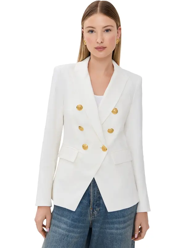 Veronica Beard Miller Dickey Jacket - White