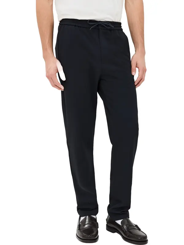 LES DEUX Como Tapered Trousers - Navy