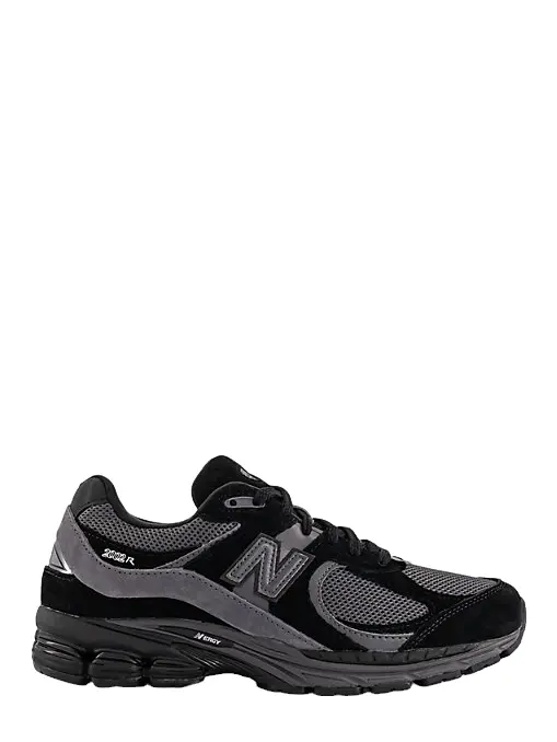NEW BALANCE 2002 Suede And Mesh Low-top Trainers - Black Black