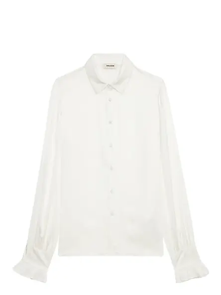 Zadig&Voltaire Wing-embellished Satin Shirt - Judo