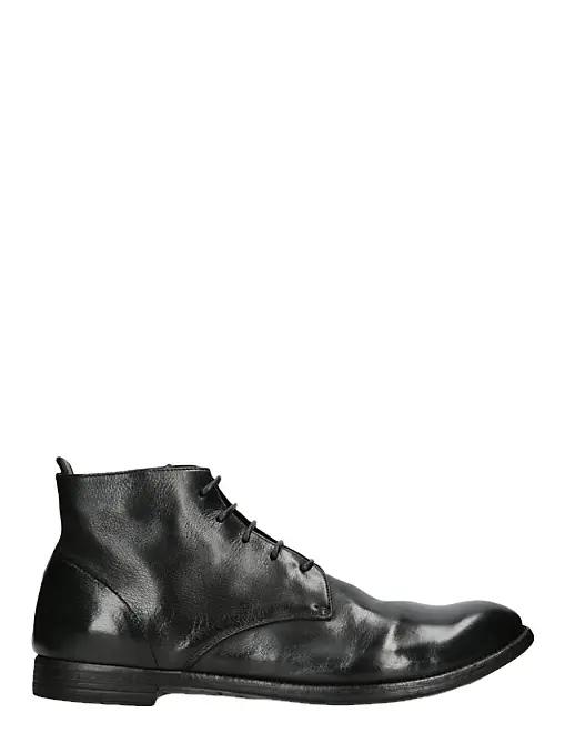 Officine Creative Arc Lace-up Leather Boots - Black