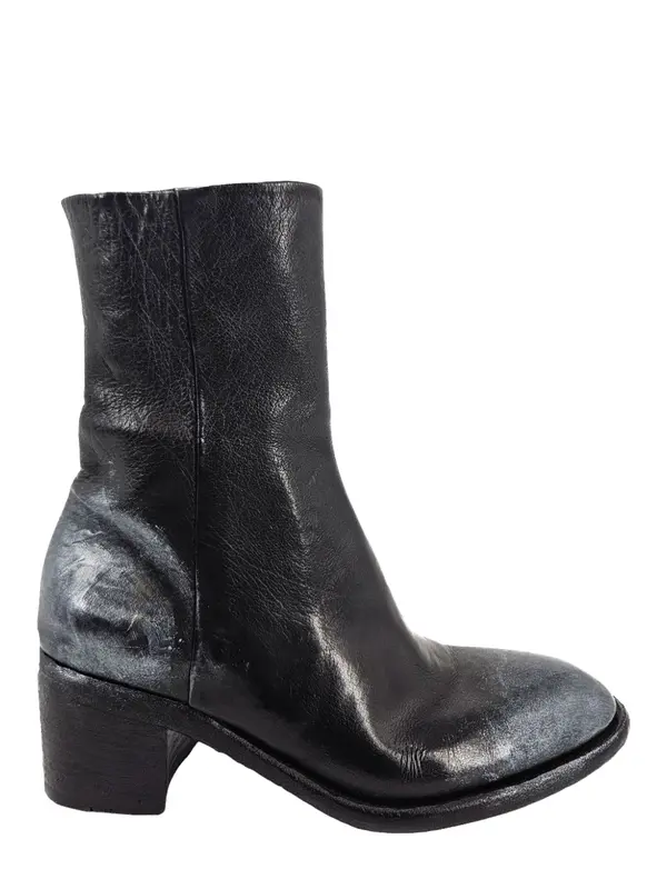 MADISON.MAISON Leather Ankle Boots - Black