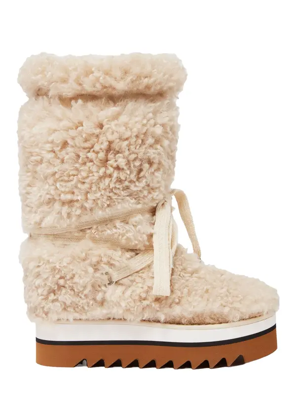 Stella McCartney Sneak-elyse Boots - Neutrals