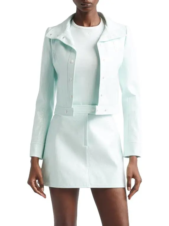 COURREGES Re-edition Vinyl Jacket - Light Mint