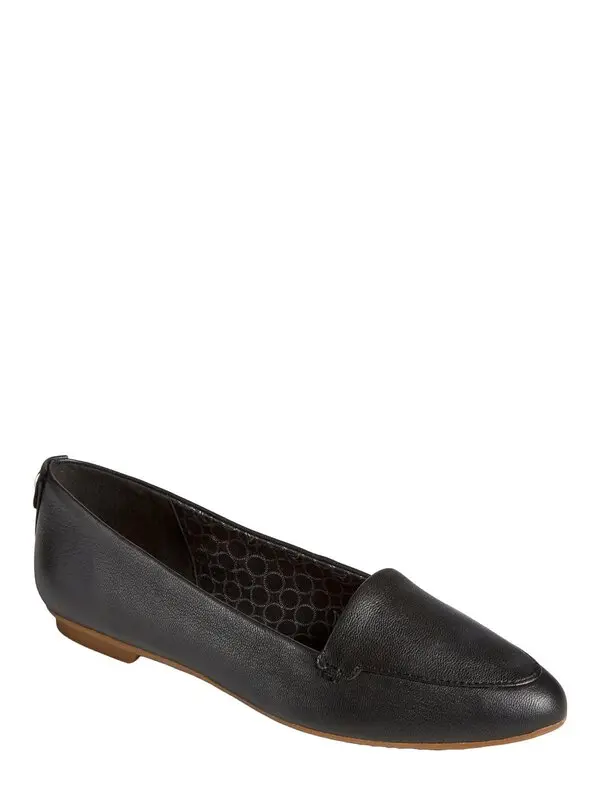 Sperry Piper Leather Ballet Flat - Black
