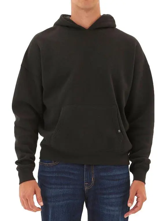 THREADS 4 THOUGHT Oversized Fleece Hoodie - Black