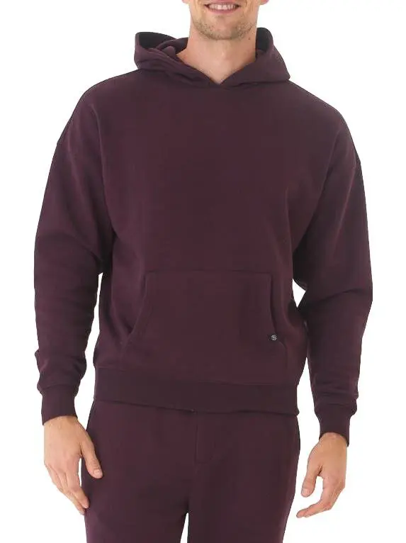 THREADS 4 THOUGHT Oversized Fleece Hoodie - Ultra Maroon