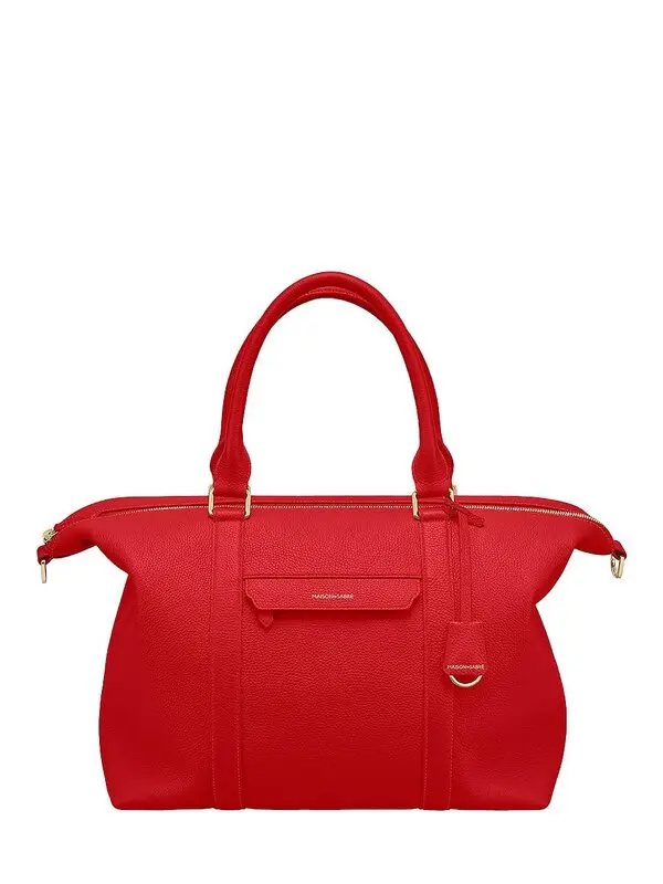 MAISON DE SABRE The Weekend Bag - Pomegranate Red