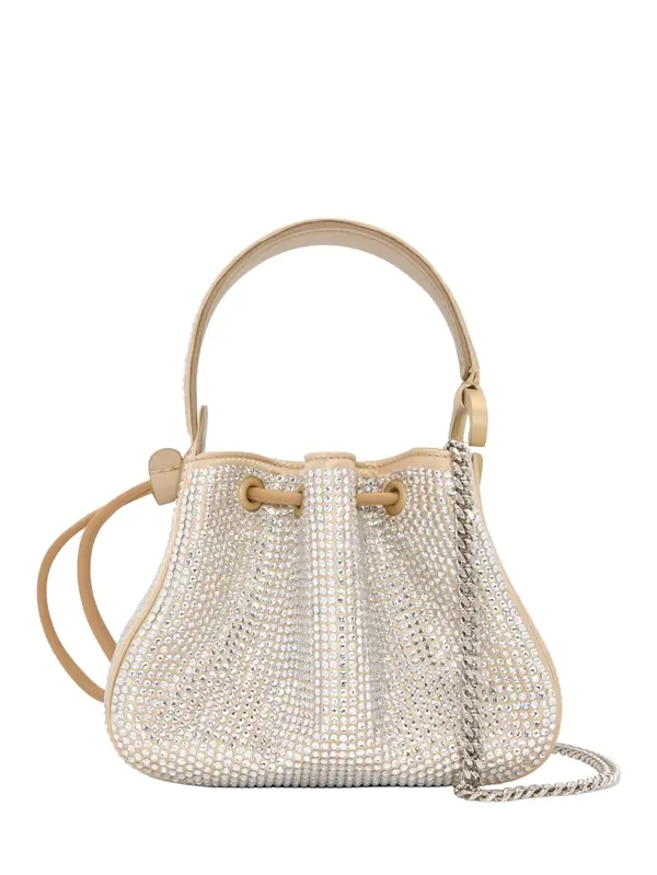 Oscar De La Renta Nano O Handle Embellished Bag - Neutrals