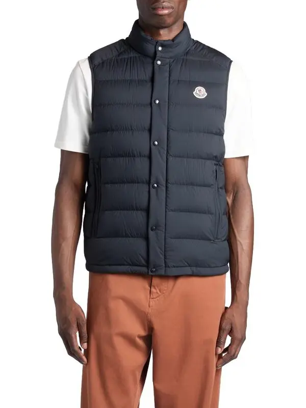 Moncler Barthe Down Puffer Vest - Black