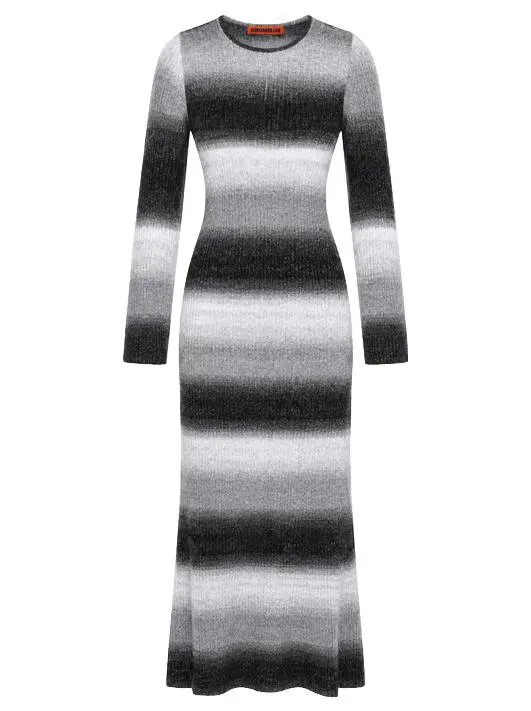 SIMONMILLER Axon Printed Midi Dress - Black/macadamia Multi