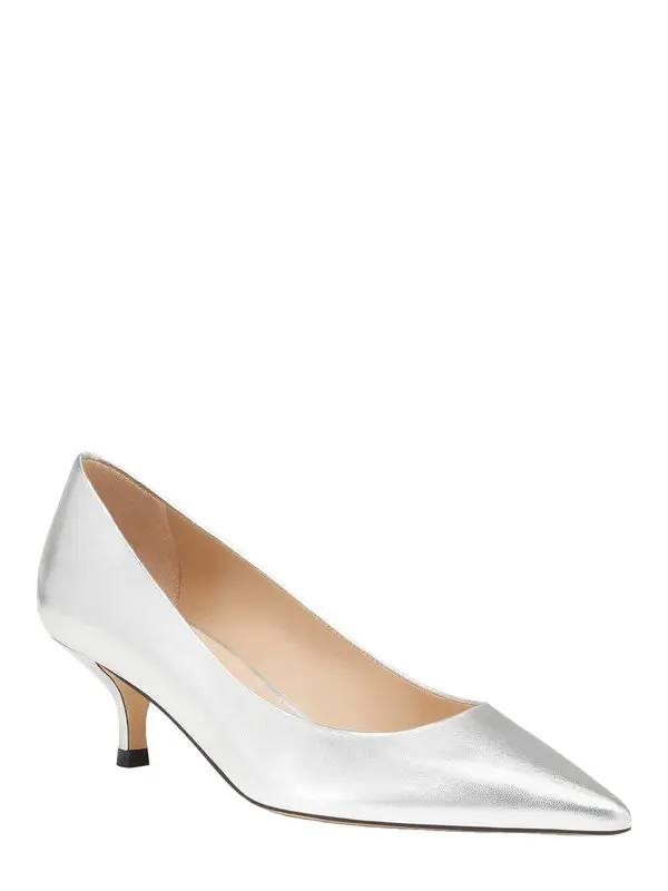 STUART WEITZMAN Power 50 Pump - Silver