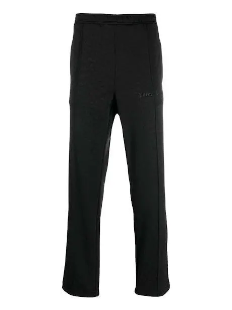 Palm Angels Tuxedo Leopard Track Pants - Black