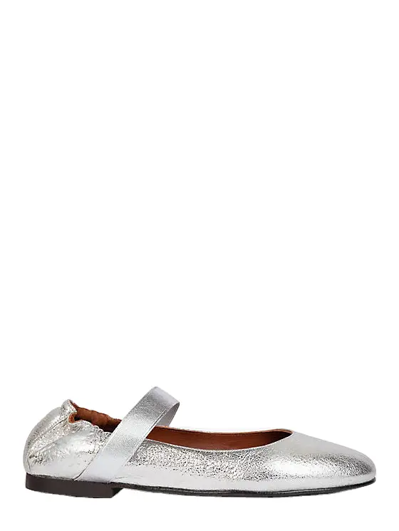 Penelope Chilvers Rock & Roll Leather Flats - Silver