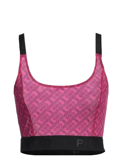 Pinko Jersey Crop Top - Pink