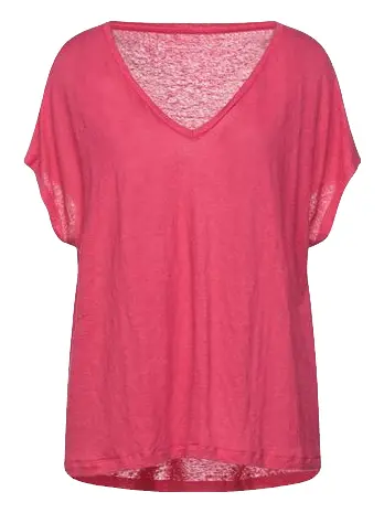 Majestic Filatures Linen-cotton T-shirt - Pink