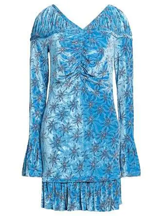 Rabanne Mini Bodycon Dress - Azure