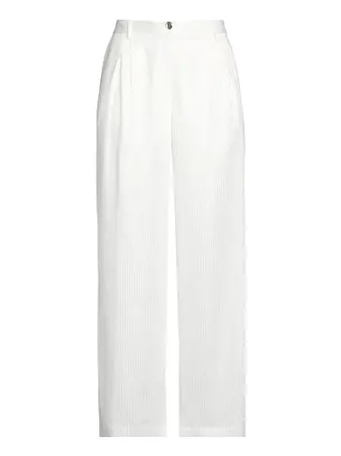 BLUGIRL High-waisted Wide Leg Pants - Off White