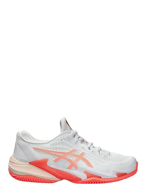 Asics Court Ff 3 Clay Sneakers - White/sun Coral