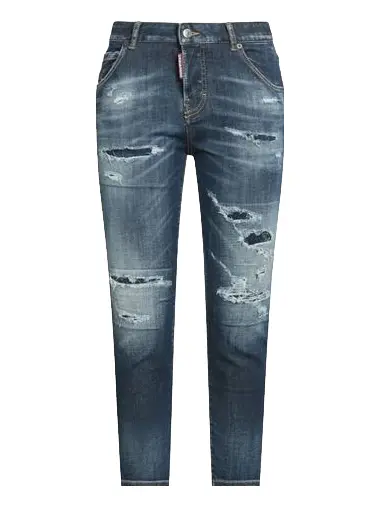 Dsquared2 Jeans In Cotton, Elastomultiester, And Elastane - Blue