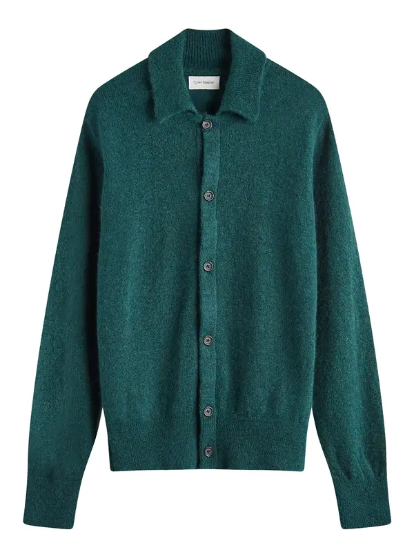 Oliver Spencer Britten Knit Cardigan - Green