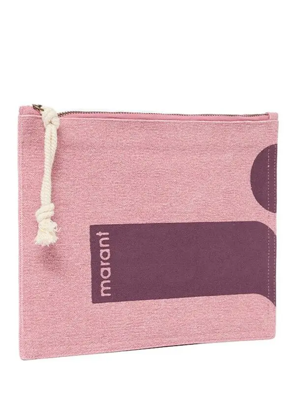 Isabel Marant Netia Clutch - Antique Pink