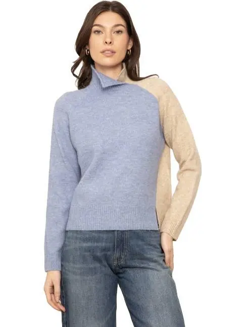 Central Park West Deacon Pullover Sweater - Blue Combo