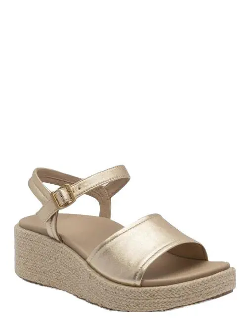 ABEO Solstice Buckle Sandal - Light Gold - Regular