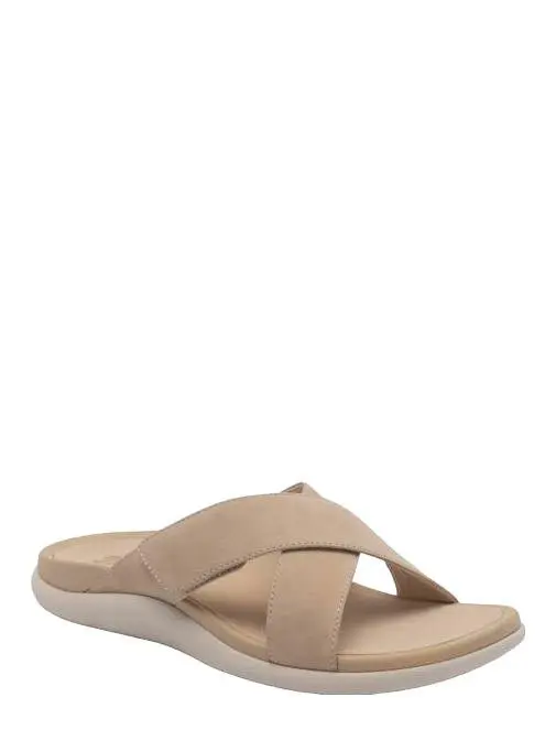 ABEO Laguna Slides - Sand Leather - Regular