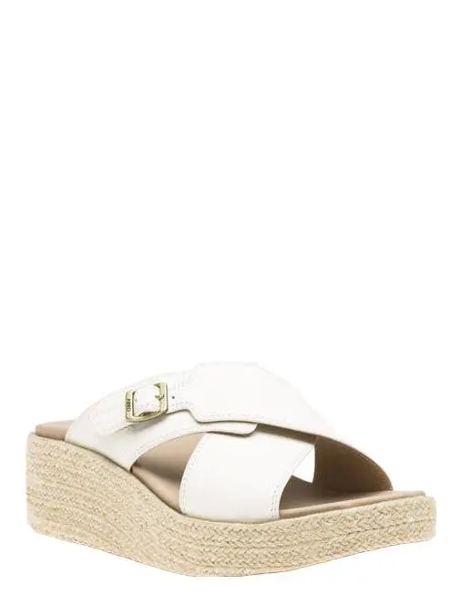 ABEO Solstice Cross Flatform Slides - Coconut Milk - Regular