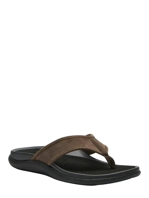 ABEO Laguna Thong Sandal - Brown - Regular