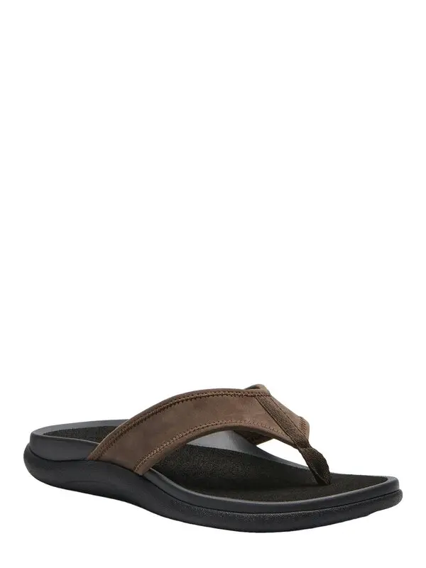 ABEO Laguna Thong Sandal - Brown - Regular