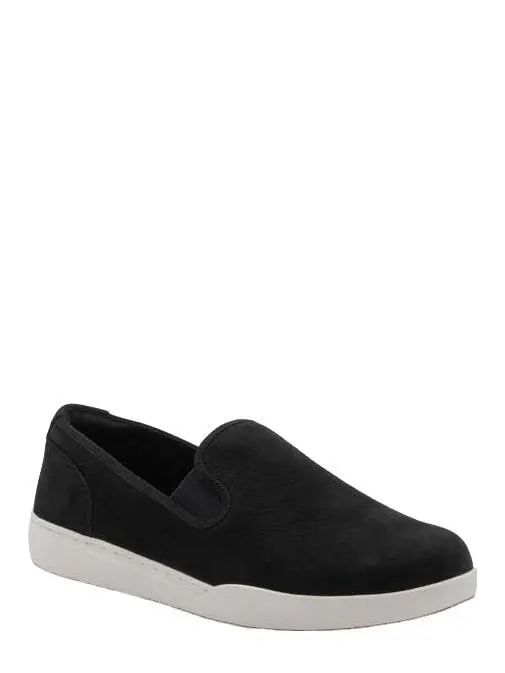 ABEO Encore Slip-on Sneaker - Black Leather Suede - Regular