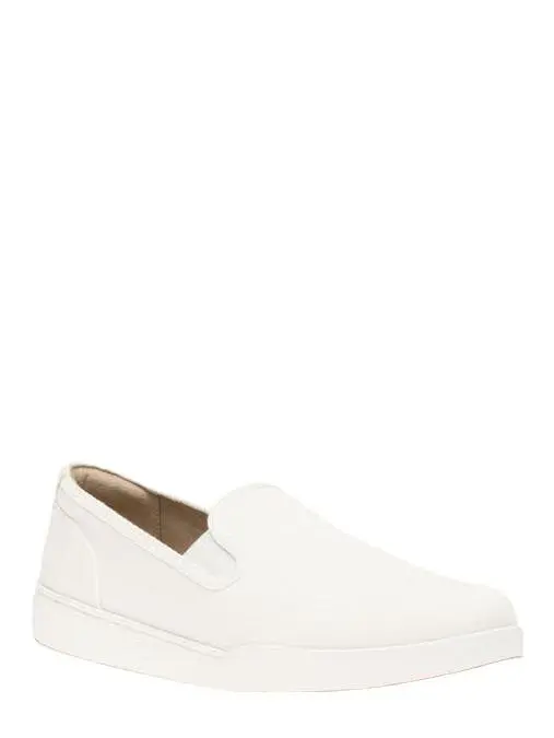 ABEO Encore Slip-on Sneaker - White Canvas - Metatarsal