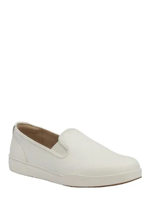 ABEO Encore Slip-on Sneaker - White Leather - Metatarsal