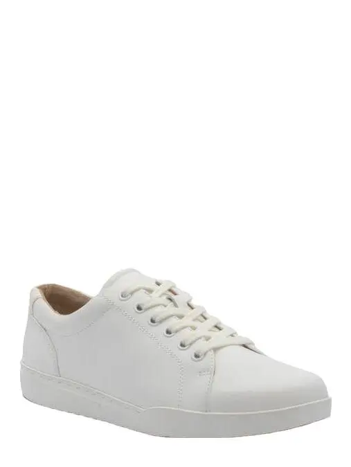 ABEO Encore Sneaker - White Leather - Metatarsal