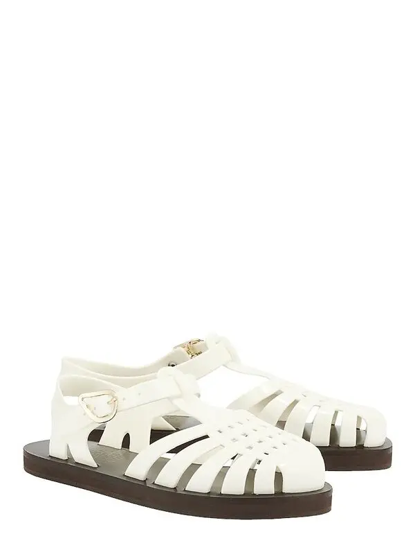 ANCIENT GREEK SANDALS Homeria Jelly Sandals - White