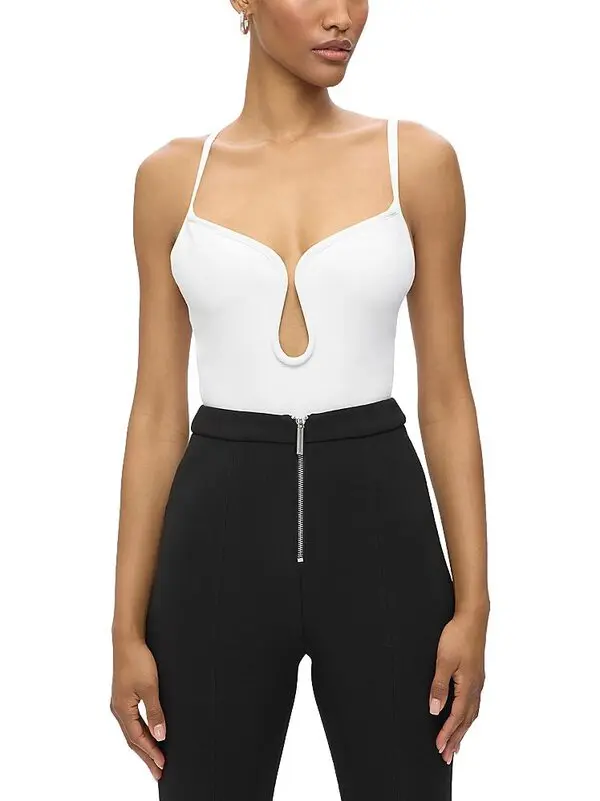 Herve Leger The Jules Bodysuit - Alabaster