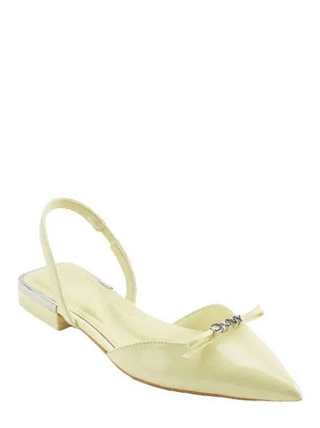 Dkny Mahaska Slingback Pointed Toe Flat - Chamomile