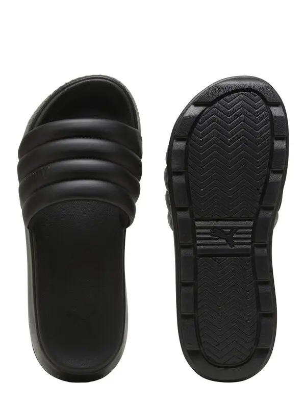 PUMA Karmen Puffy Slides - Black