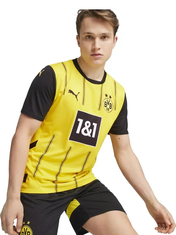PUMA Borussia Dortmund 24/25 Replica Home Soccer Jersey - Yellow