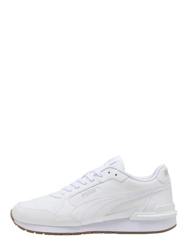 PUMA St Runner V4 Leather Sneakers - White