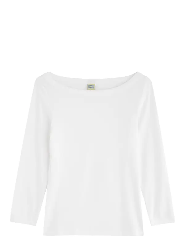 FLORE FLORE Steffi Cotton Top - White