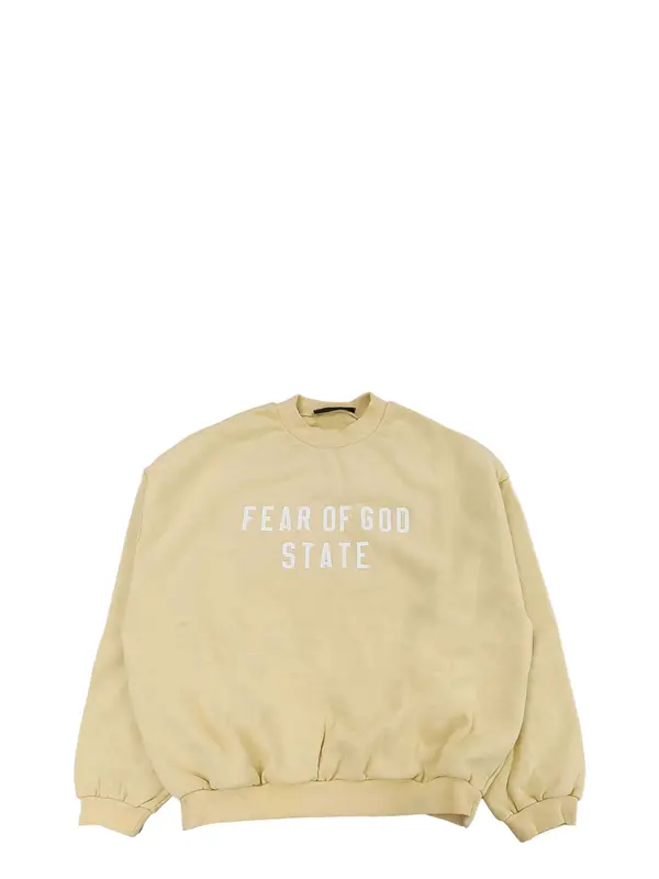 Fear Of God Logo-print Sweatshirt - Neutrals